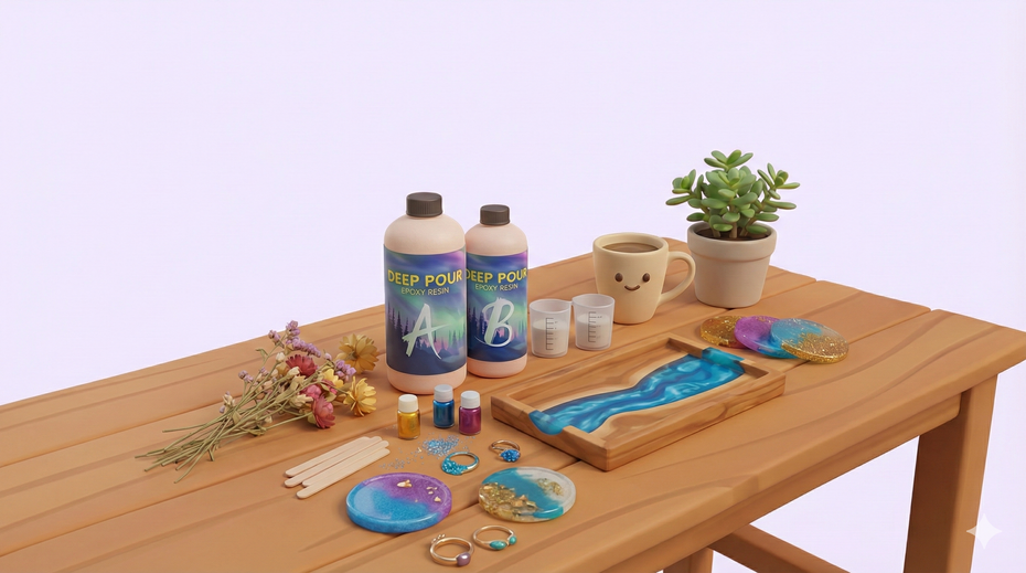 A Beginner’s Guide to Creating Epoxy Resin Projects at Home | Bond Craftor