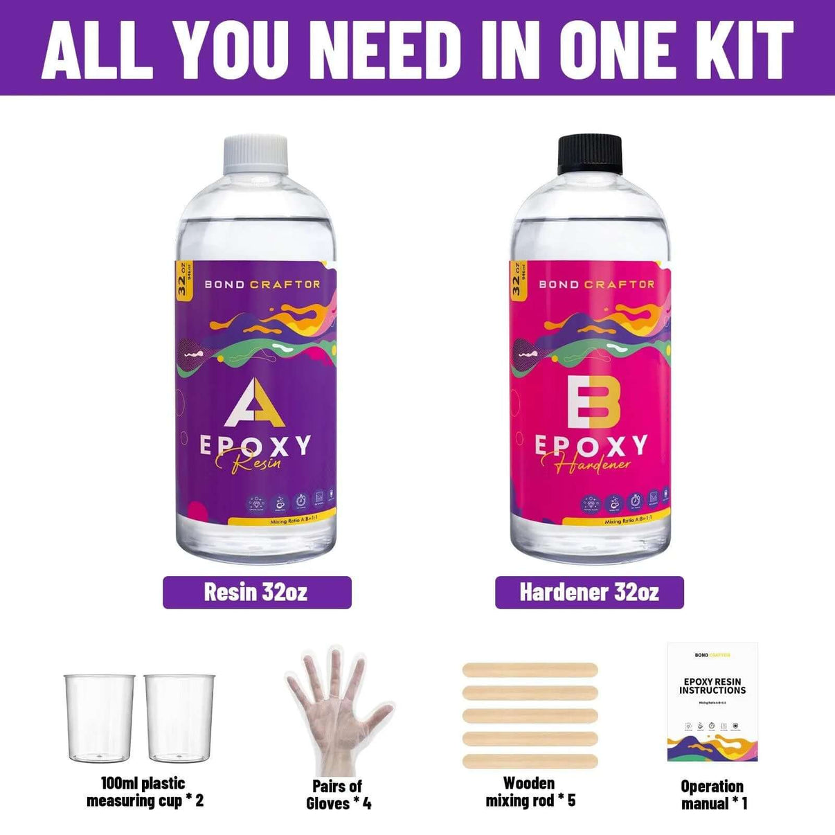 Bond Craftor | Epoxy Resin for Crafts, Art and Jewelry Making